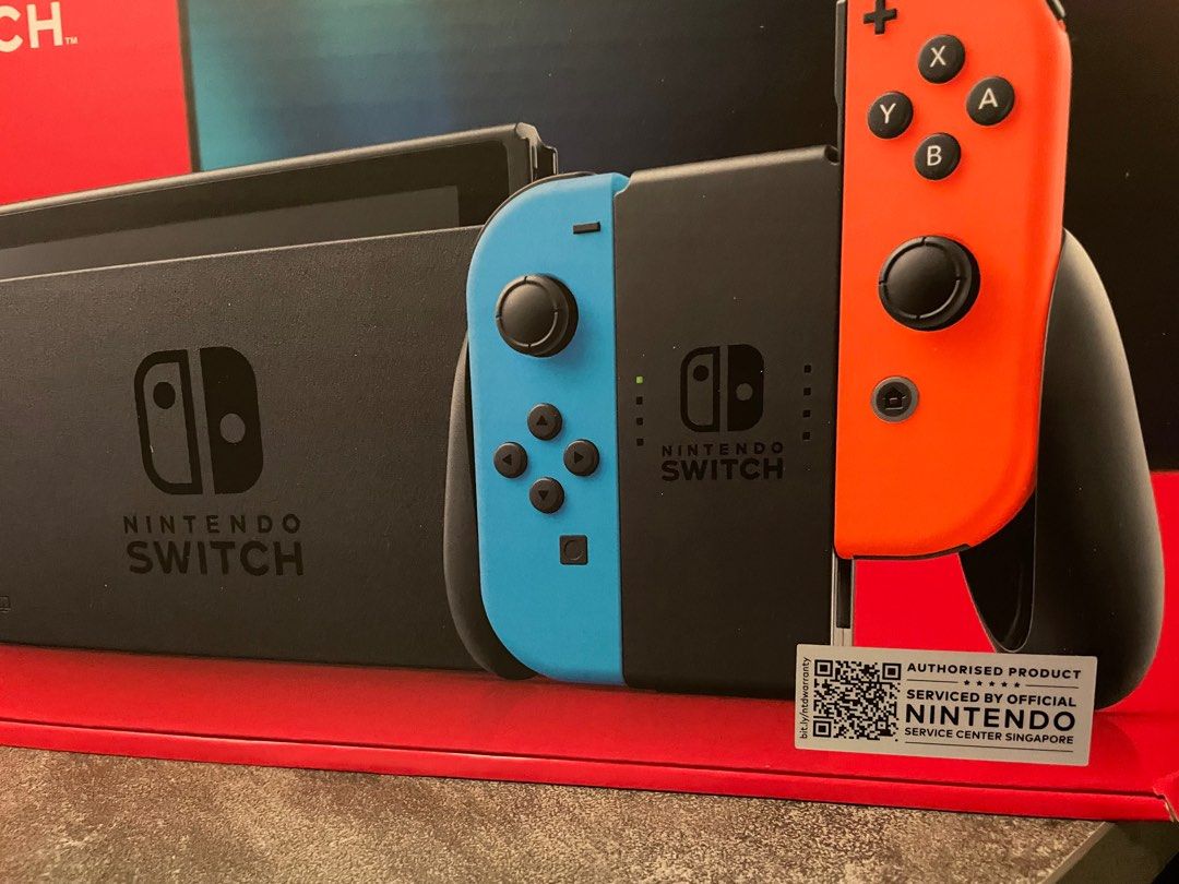 NEW Official Singapore Nintendo Switch console Gen 2 Local 12 months ...