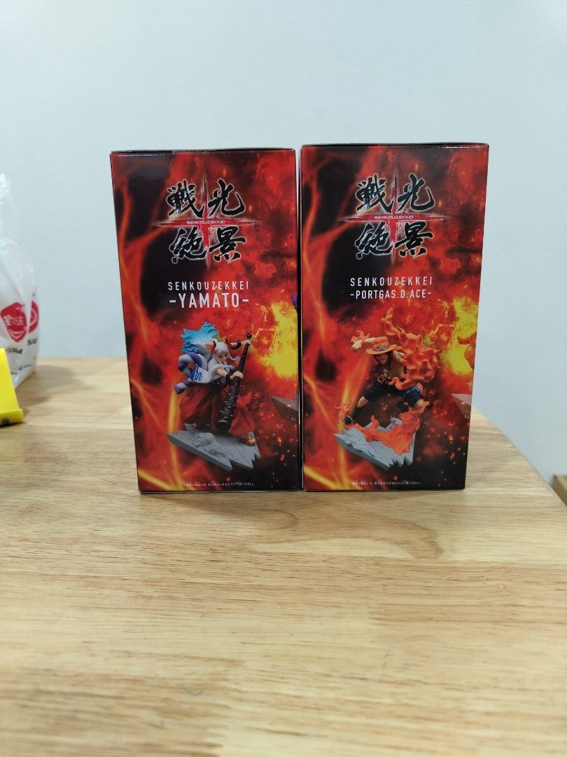 One Piece Senko Zekkei - Yamato & Portgas D. Ace BANPRESTO, Hobbies & Toys, Toys & Games on ...