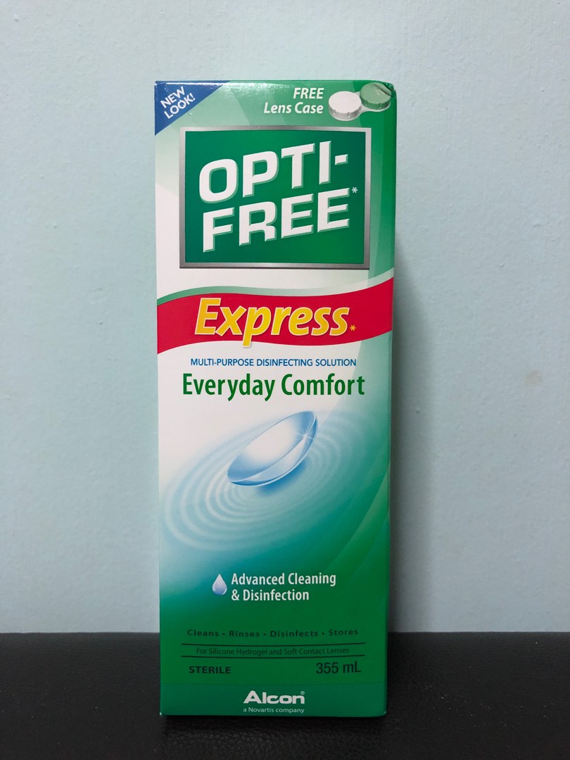 Opti-Free Express multi-purpose disinfecting contact lens solution ...