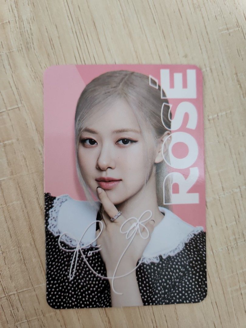 Oreo x BlackPink Rose Photocard, Hobbies & Toys, Memorabilia ...