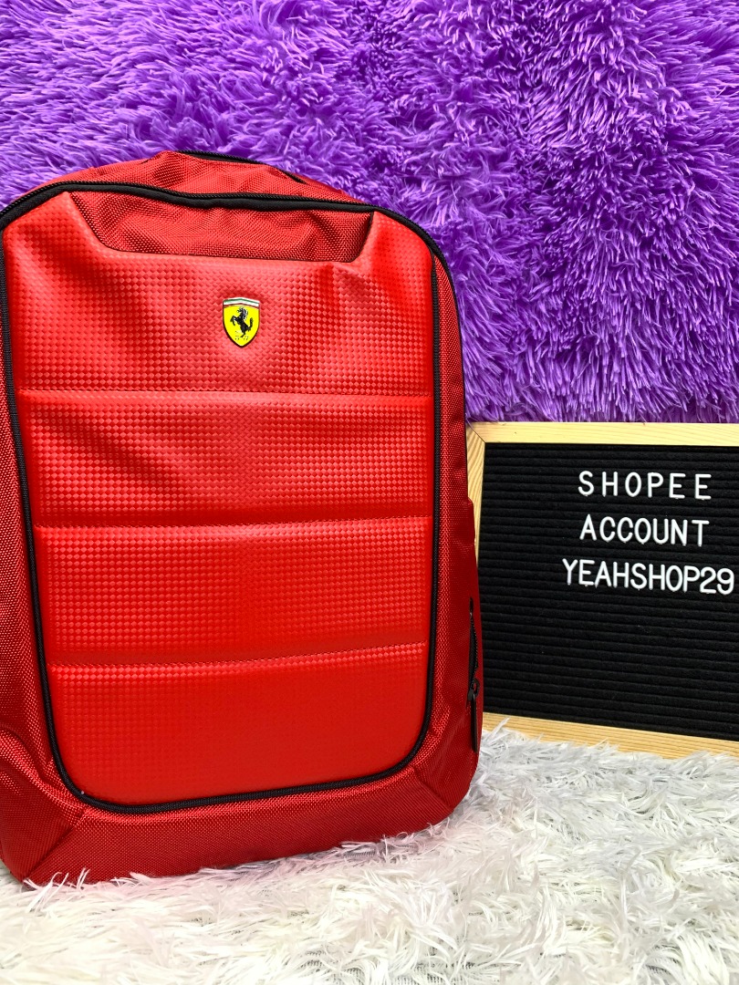 Original Brand new Ferrari, Men's Fashion, Bags, Backpacks on Carousell