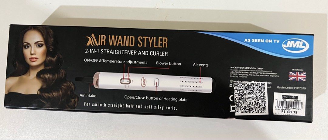 Original JML Air Wand Styler, Beauty & Personal Care, Hair on Carousell
