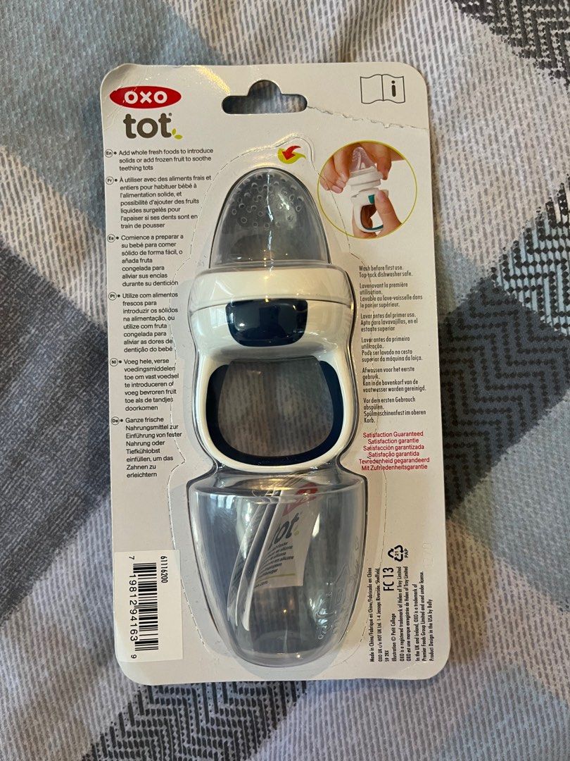 Oxo tot silicone self feeder teether, Babies & Kids, Nursing & Feeding ...