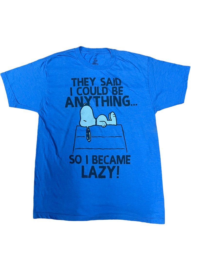 PEANUTS SNOOPY SHIRT, Men's Fashion, Tops & Sets, Tshirts & Polo Shirts ...