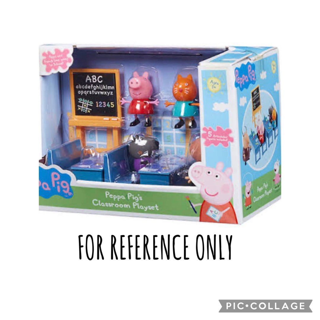 Peppa Pig Classroom Playset on Carousell