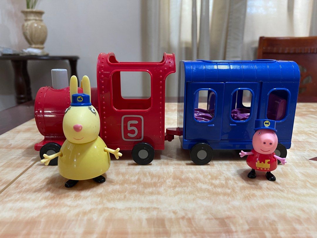 Peppa Pig Miss Rabbit Train and Carriage on Carousell