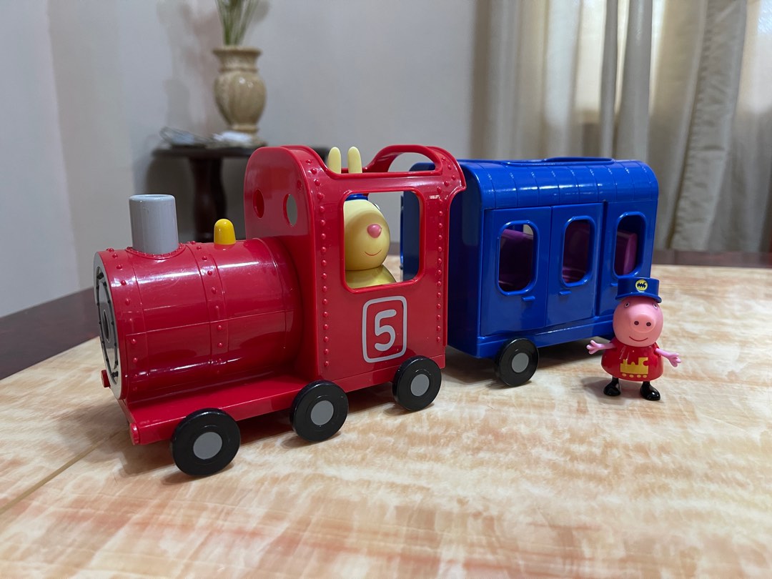 Peppa Pig Miss Rabbit Train and Carriage on Carousell