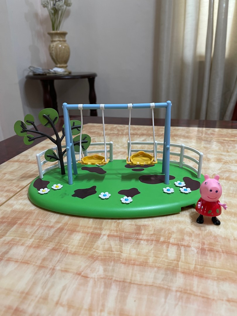 Peppa Pig Swing Playground Playset, Hobbies & Toys, Toys & Games on ...