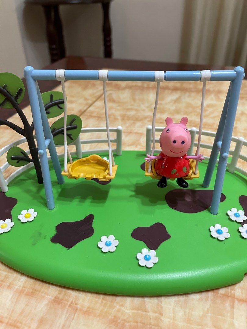 Peppa Pig Swing Playground Playset, Hobbies & Toys, Toys & Games on ...