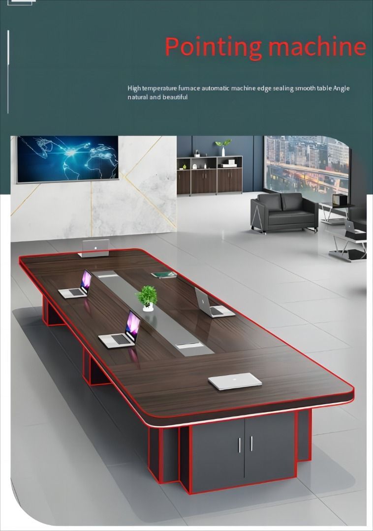 Perfect design Conference Table with large desktop and a steady frame ...