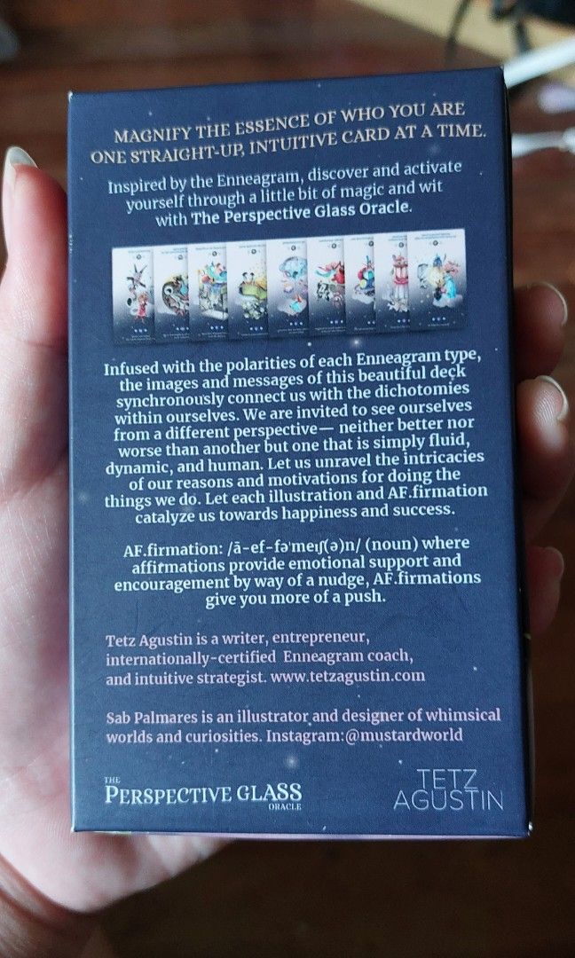 Perspective Glass Oracle with Teal Edging (Fixed Price) on Carousell