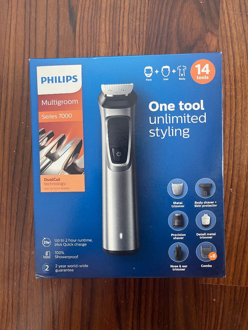 Philips Multigroom Series 7000 - 14 in 1, Beauty & Personal Care, Men's ...