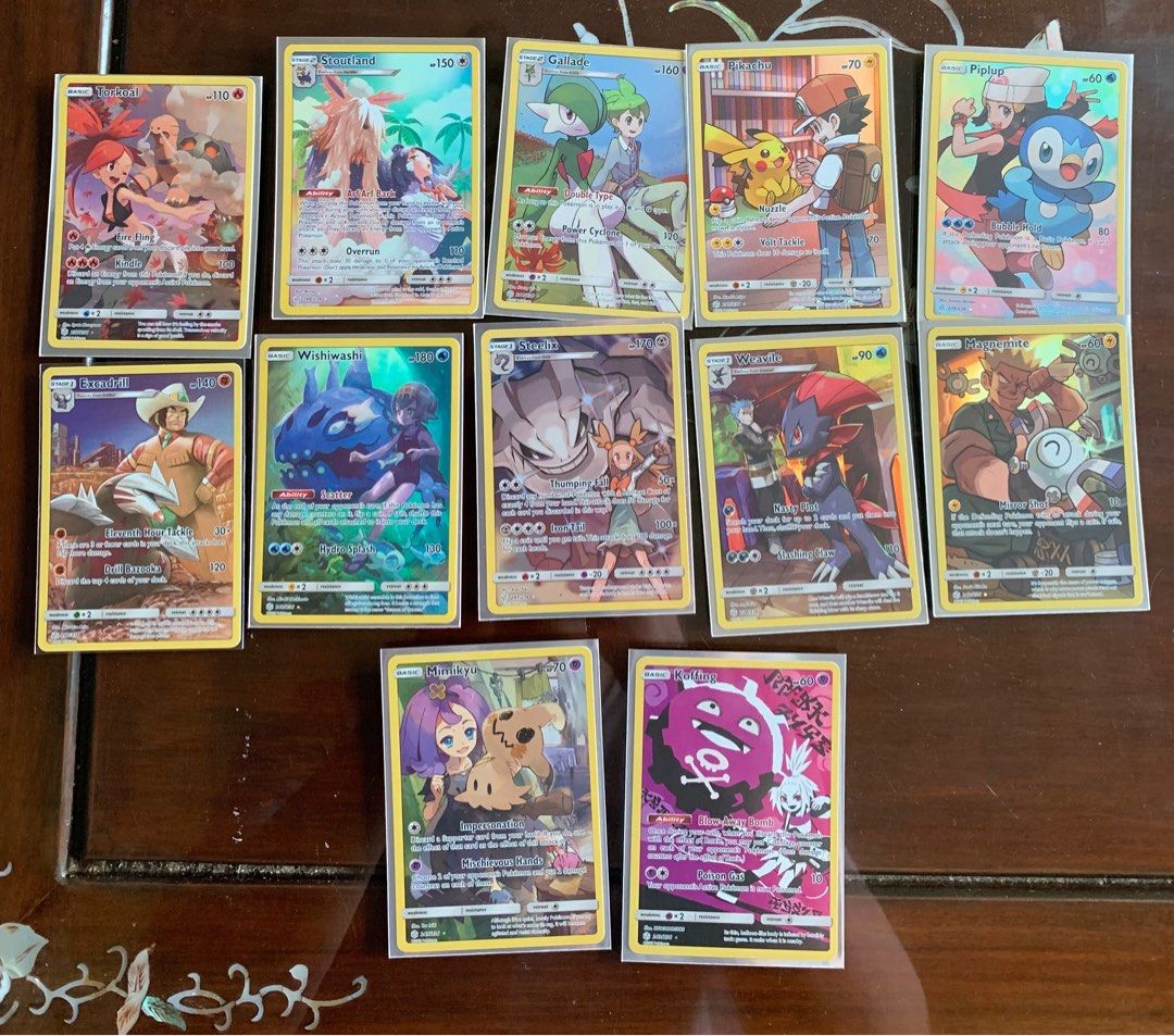 Pokemon cosmic eclipse CHR set pikachu,piplup, Hobbies & Toys, Toys ...