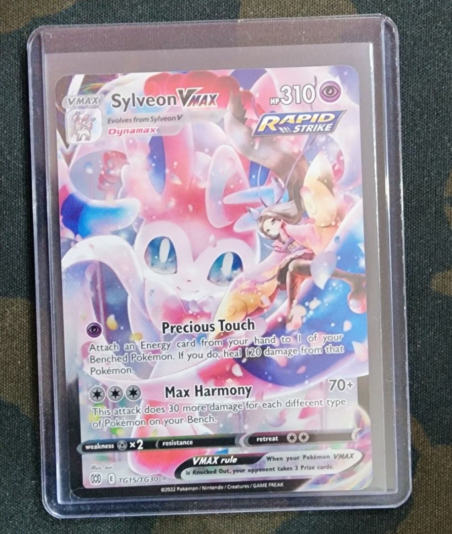 Pokemon TCG Cards : CSR Blaziken Vmax / Sylveon Vmax /Duraludon Vmax ...