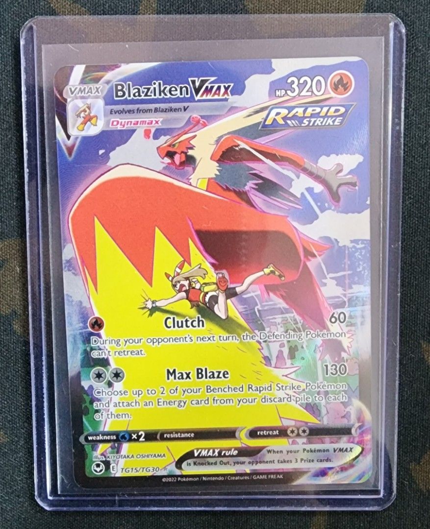 Pokemon TCG Cards : CSR Blaziken Vmax / Sylveon Vmax /Duraludon Vmax ...