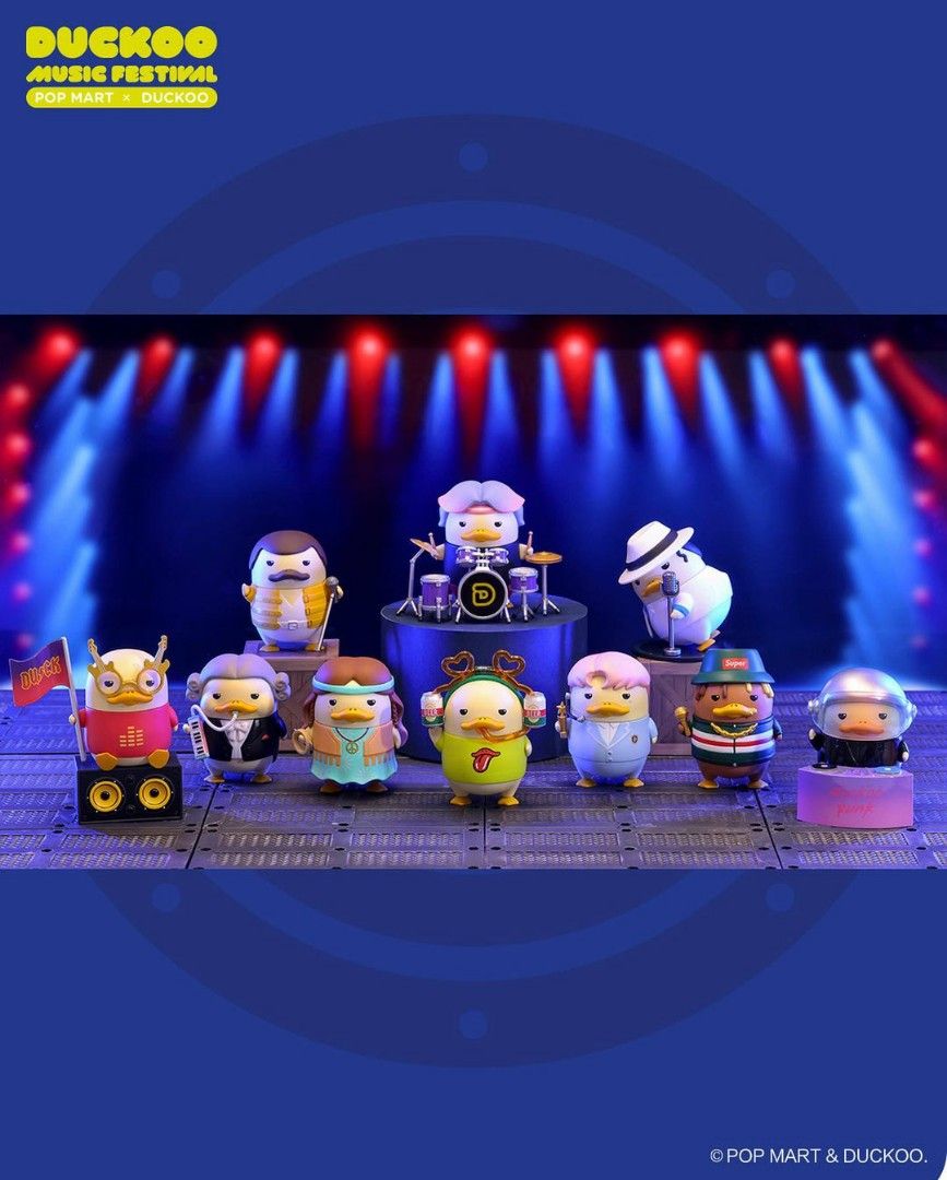 [POPMART] POPMART DUCKOO MUSIC FESTIVAL SERIES FULL SET AND INDIVIDUAL ...
