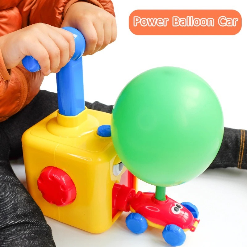 Power Balloon Launch Tower Toy Inertia Air Power Balloon, Hobbies ...