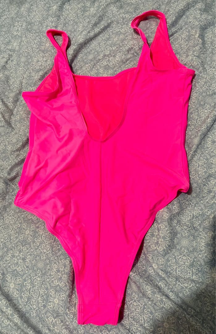 Primark Hot Pink One Piece Swimsuit, Women's Fashion, Swimwear, Bikinis ...
