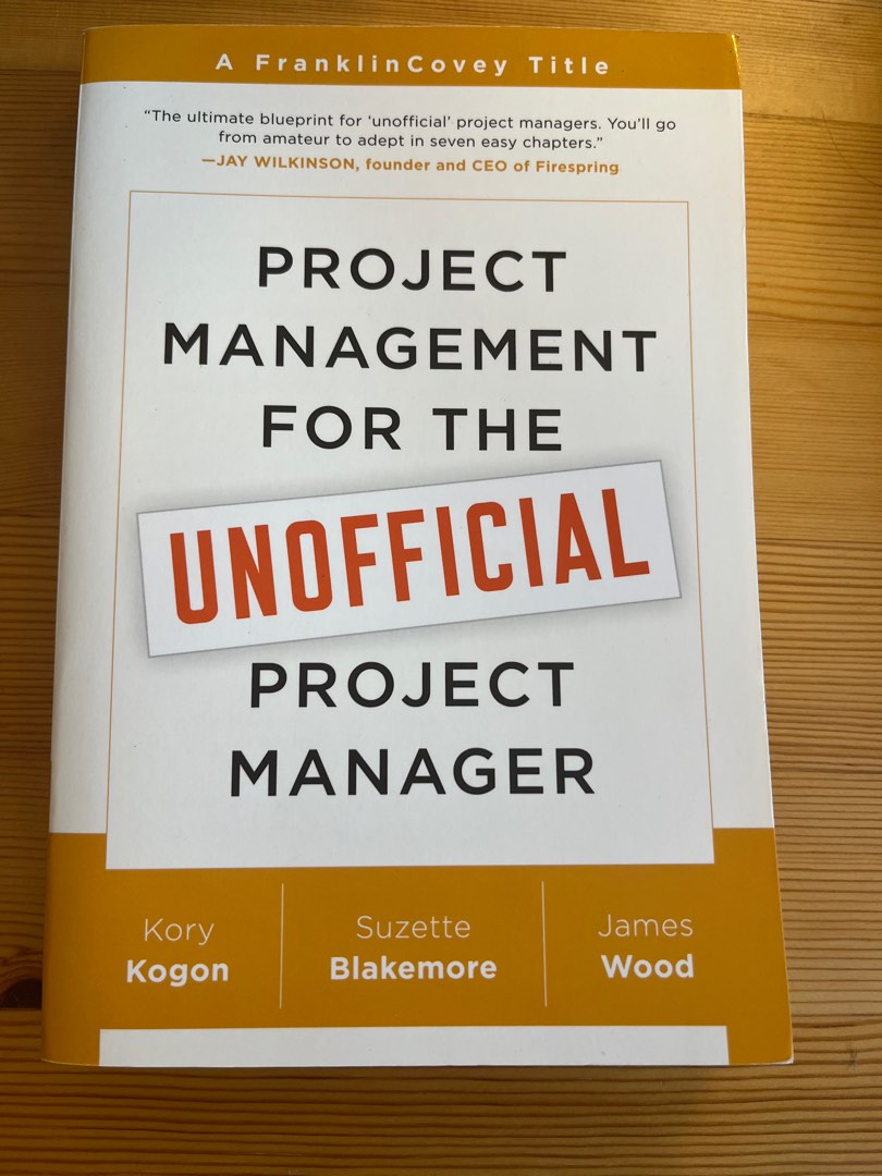 Project Management for the unofficial Project Manager, Hobbies & Toys ...