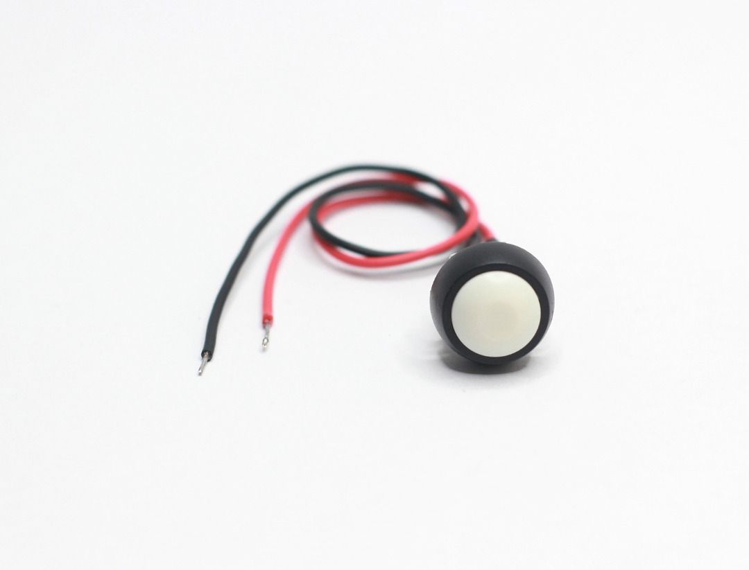 PUSH BUTTON MOMENTARY SWITCH ON-OFF, PBS-33B 2-PIN 12mm 12V 3A, with ...