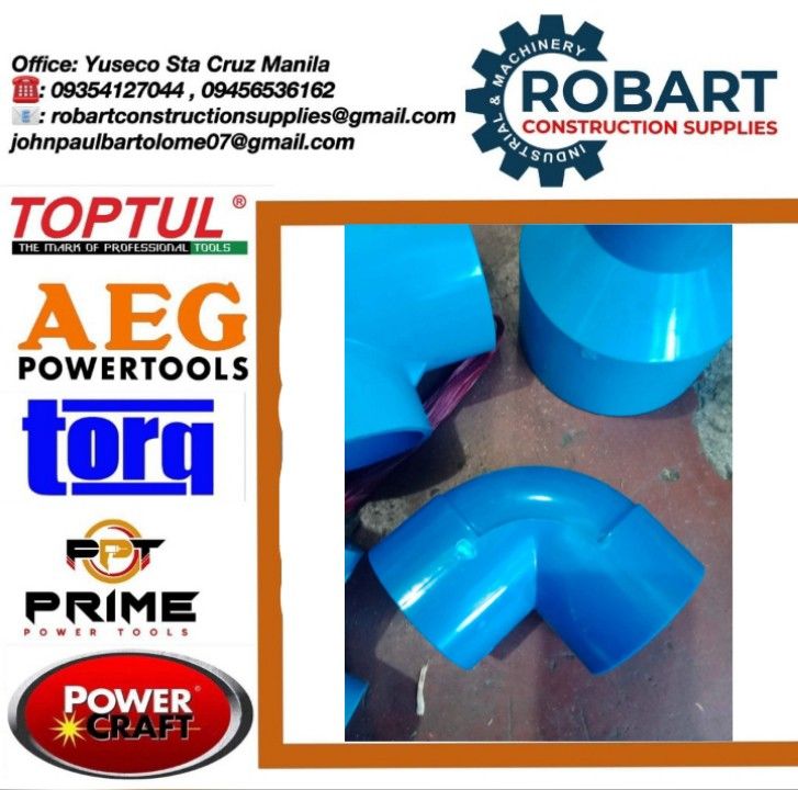 PVC Blue elbow, Commercial & Industrial, Construction Tools & Equipment ...