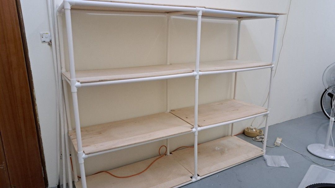 PVC Pipe Rack, Furniture & Home Living, Furniture, Shelves, Cabinets ...
