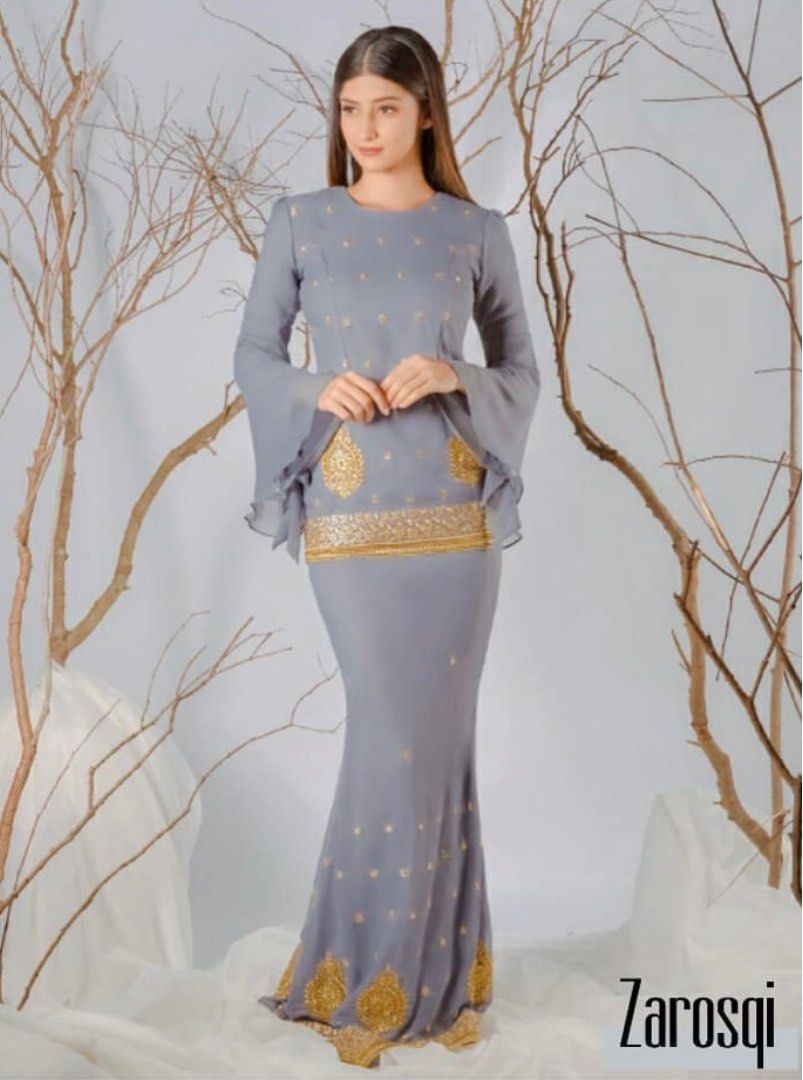 Qiszar Saree, Women's Fashion, Muslimah Fashion, Baju Kurung & sets on ...