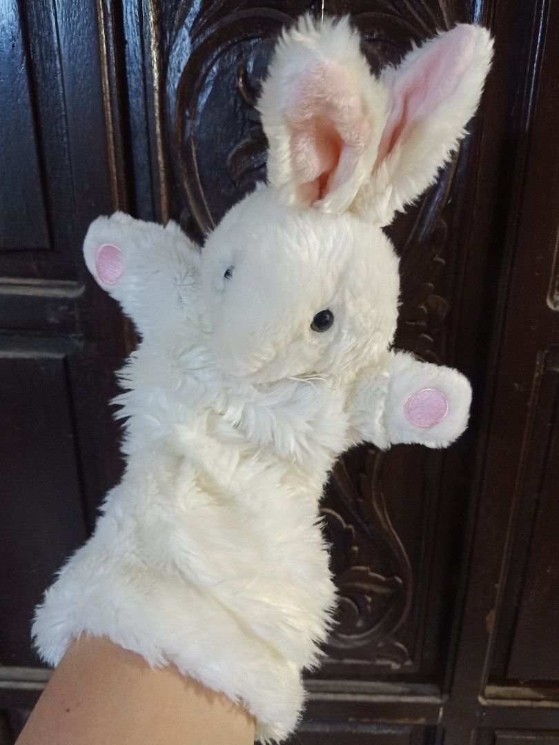 RABBIT / BUNNY HAND PUPPET on Carousell