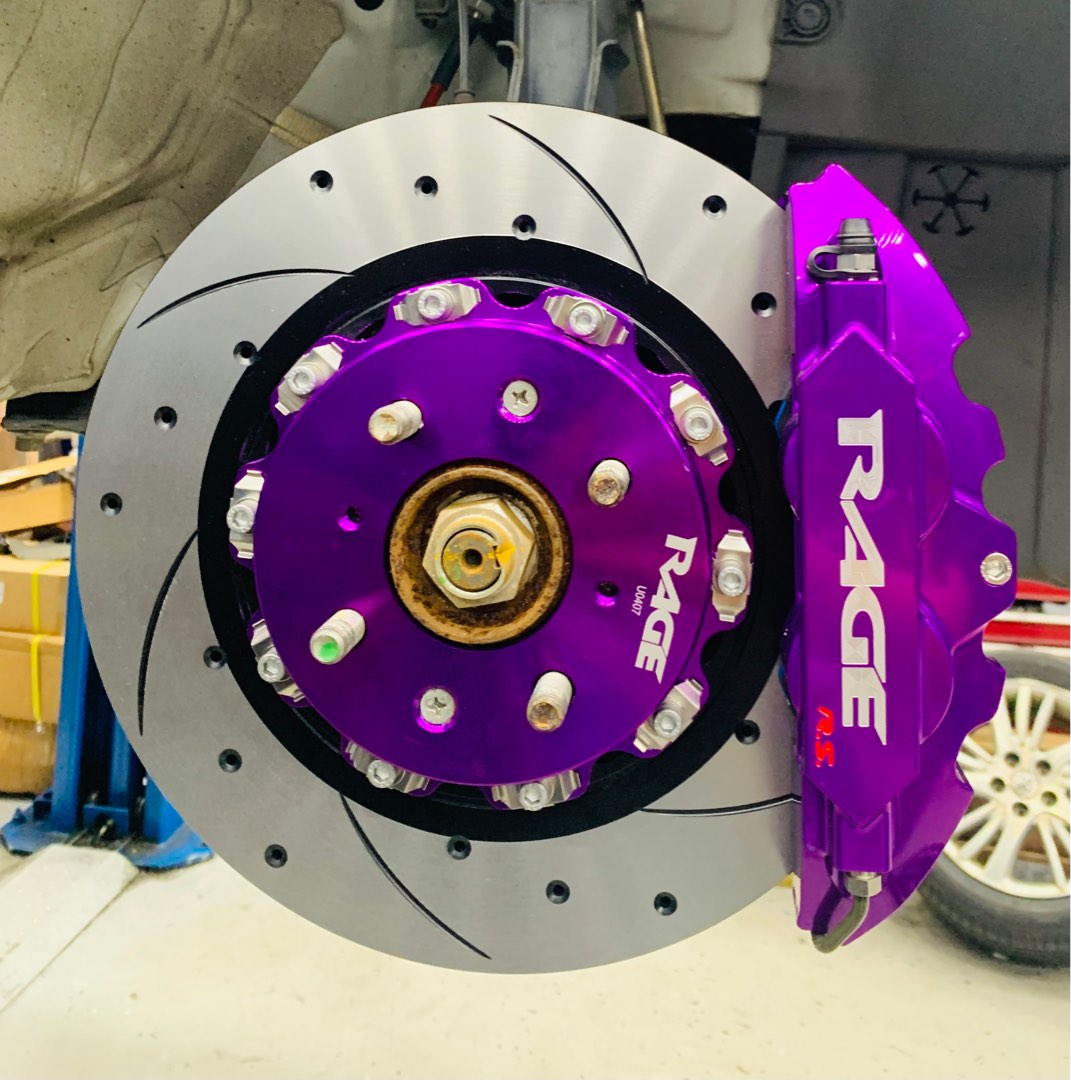 Rage RS 4 pot Forged BBK, Car Accessories, Tyres & Rims on Carousell