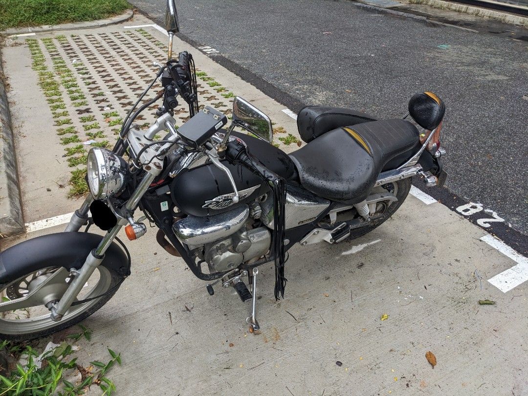 RARE Honda Phantom TA200 COE Jun 2023, Motorcycles, Motorcycles for ...