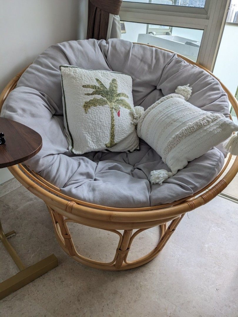 Rattan papasan chair, Furniture & Home Living, Furniture, Chairs on ...