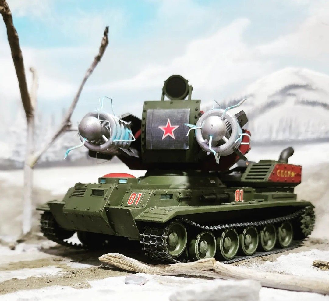 Resin scale tesla tank, Hobbies & Toys, Toys & Games on Carousell