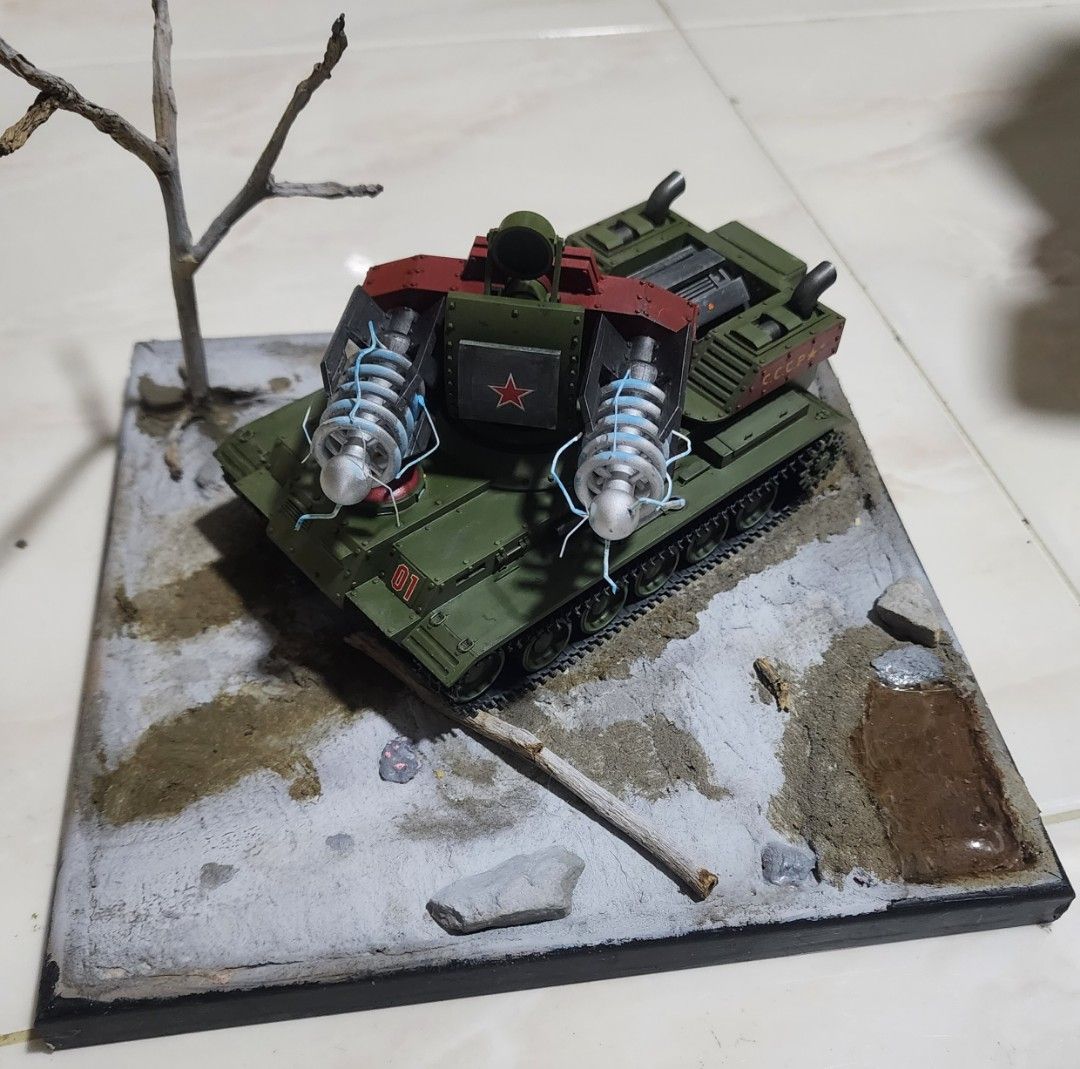Resin scale tesla tank, Hobbies & Toys, Toys & Games on Carousell