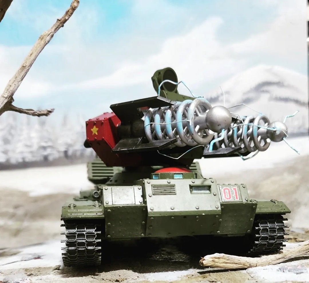 Resin scale tesla tank, Hobbies & Toys, Toys & Games on Carousell