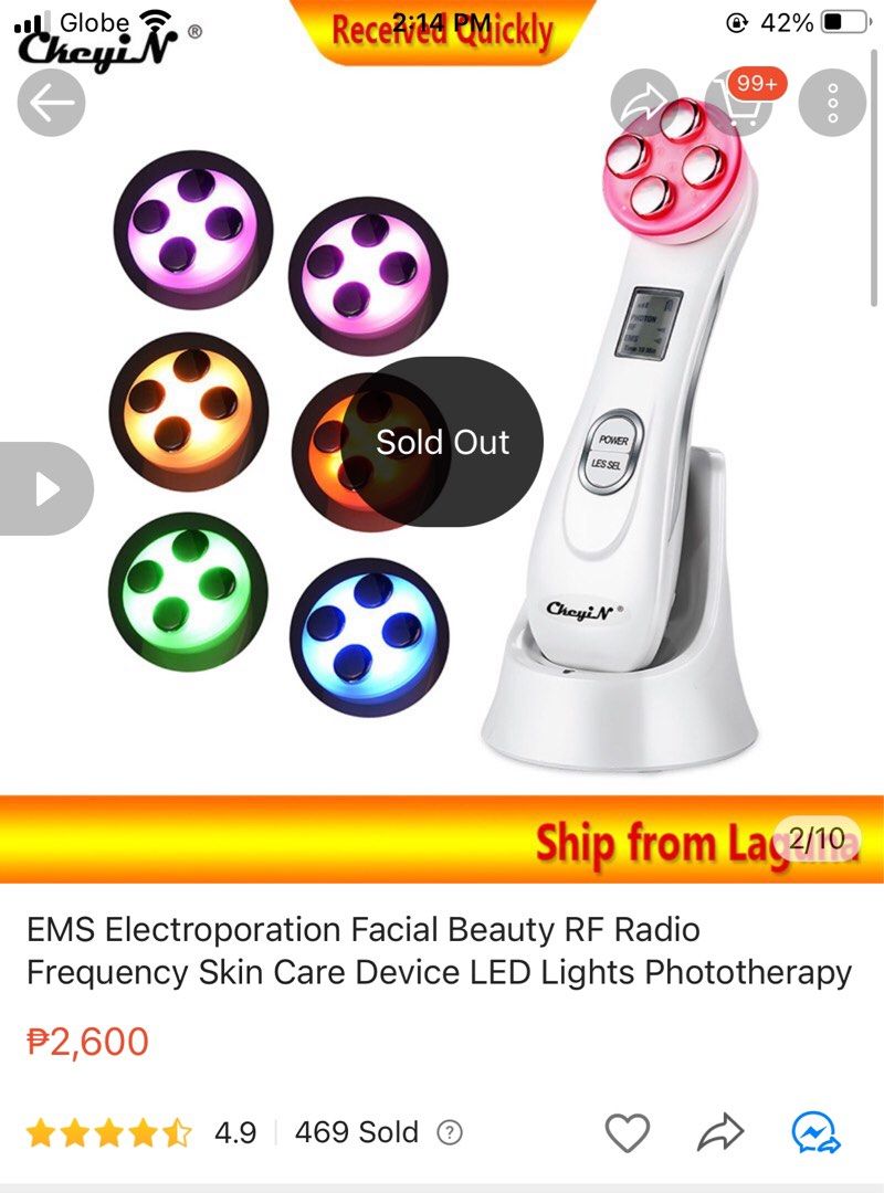 RF for FACE pampaliit ng mukha, Beauty & Personal Care, Face, Face Care ...