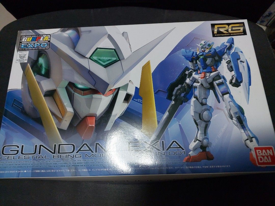 RG Expo Gundam Exia Extra Finish ver Model kit Mobile suit Gundam 00 ...