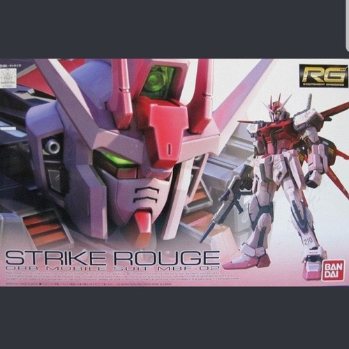 RG STRIKE ROUGE GUNDAM 1/144 , Hobbies & Toys, Toys & Games on Carousell