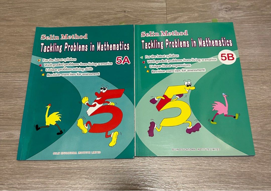 Saline Method Tackling Problems in Mathematics 5A5B 2本共$50, 興趣及遊戲, 書本 & 文具, 書本及雜誌 - 補充練習 - Carousell
