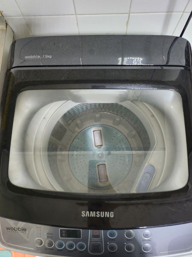 Samsung wobble washing machine 7.5kg, TV & Home Appliances, Washing ...