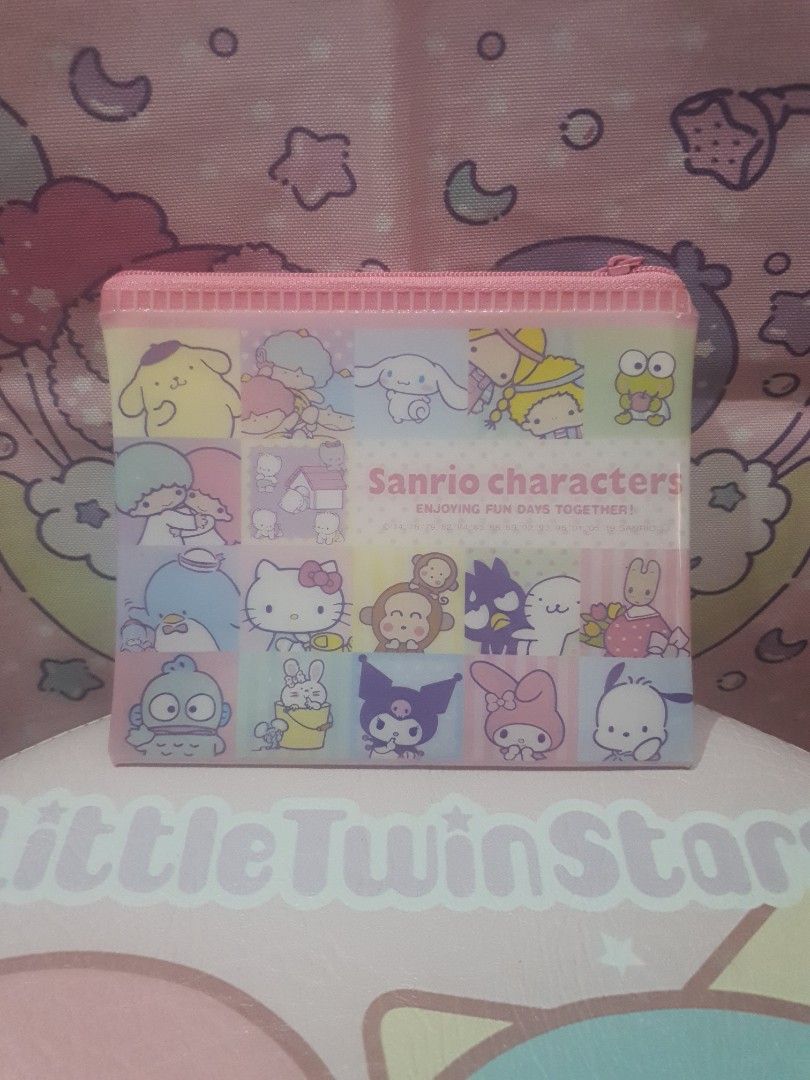 Sanrio Characters Mini Flat Pouch, Hobbies & Toys, Stationary & Craft ...