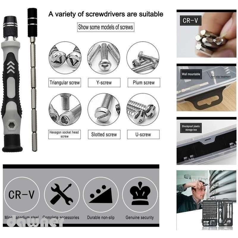 Screwdriver Set Computer Repair Electronic Tool Kit 122 in 1 ...