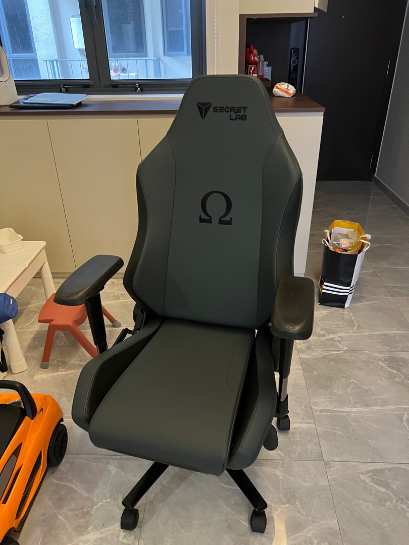 Secretlab omega ash blue, Furniture & Home Living, Furniture, Chairs on ...