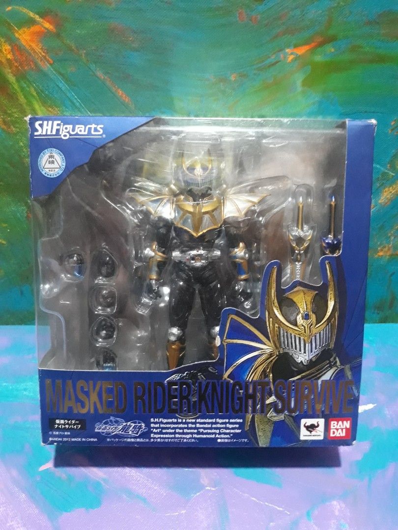 S.H. Figuarts Kamen Rider Knight Survive.back in box repair right legs ...