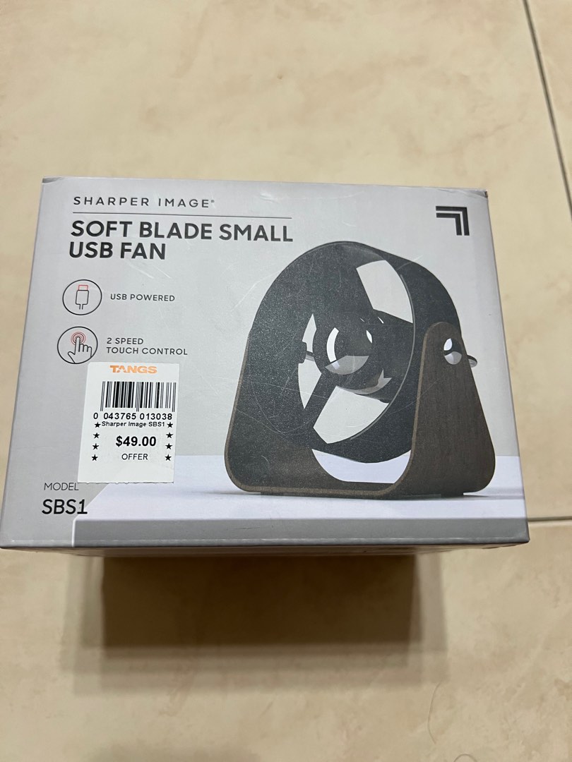 Sharper Image soft blade small usb desk fan, Computers & Tech, Parts ...