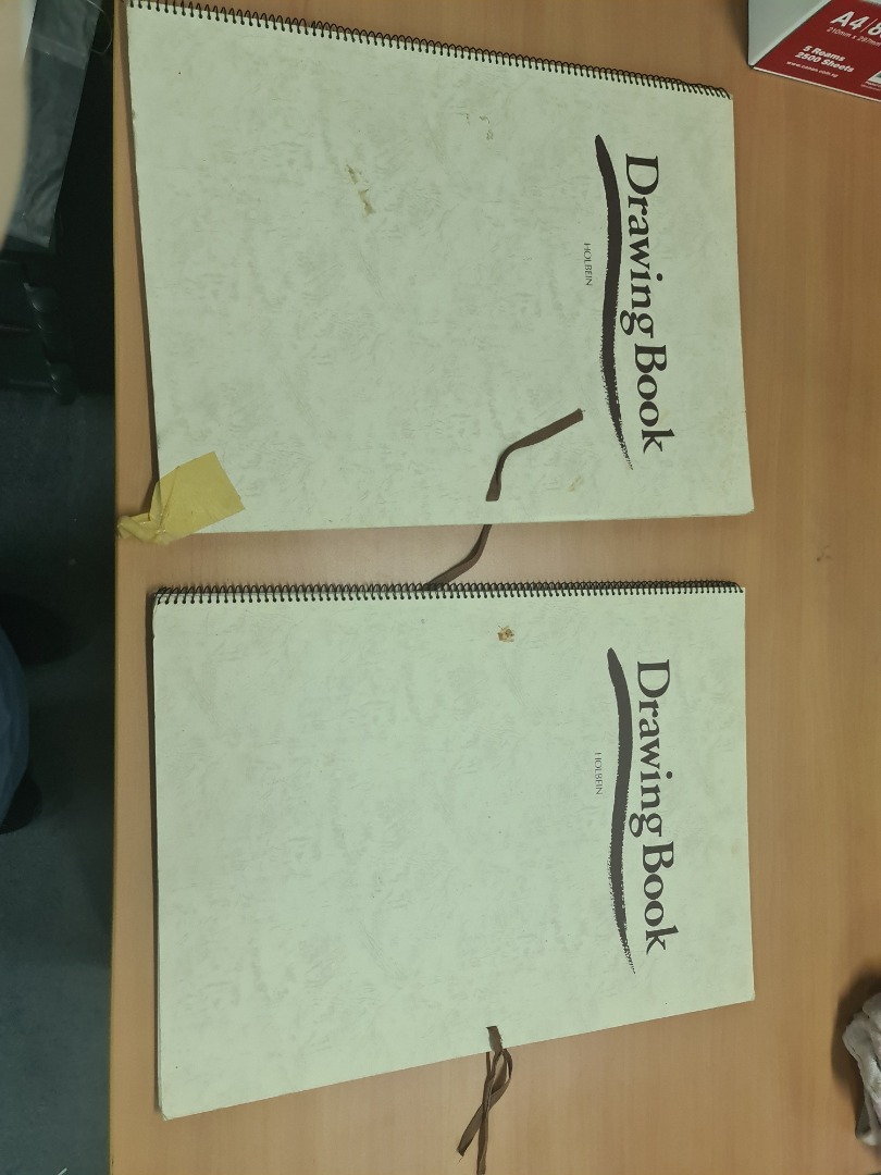 Spiral large holbein drawing book THICK PAPER sketch book 55cm by 37cm ...