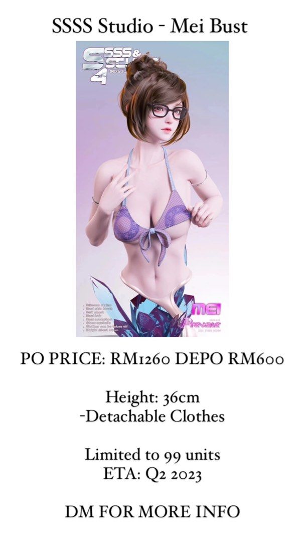 SSSS Studio - Mei Bust, Hobbies & Toys, Toys & Games on Carousell