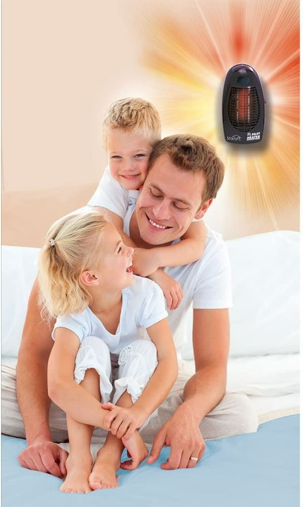 Starlyf® Fast Heater Deluxe with Remote Control 400 Watt Portable and ...