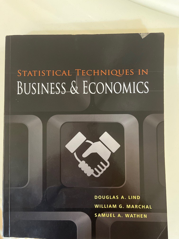 Statistical techniques in business and economics, Hobbies & Toys, Books ...
