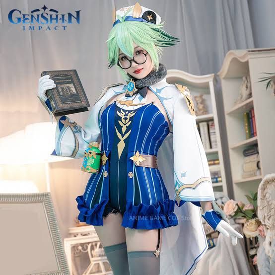 Sucrose Genshin Impact Full Set Costume with boots, Hobbies & Toys ...