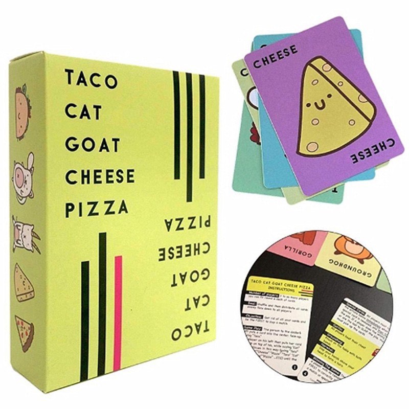 Taco Cat Goat Cheese Pizza Card Game, Hobbies & Toys, Toys & Games on ...